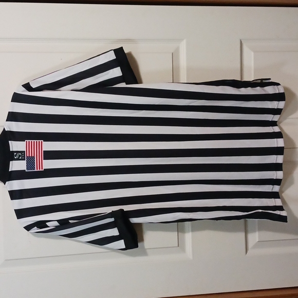 Smitty | Shirts | Smitty Usa Performance Mesh Referee Shirt Flag Large ...